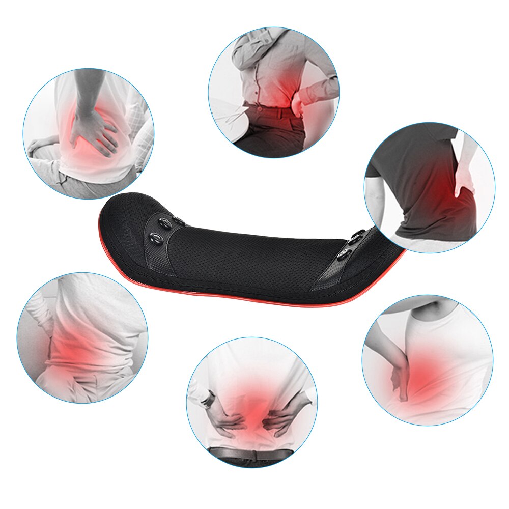 Electric Lumbar Traction Massager Waist Back Vibra... – Grandado
