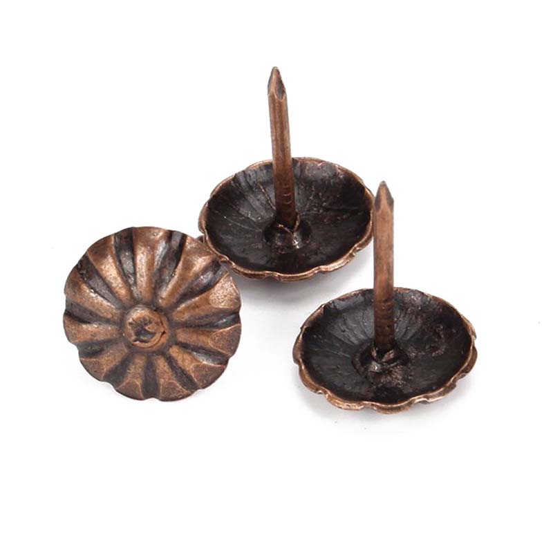 100 pcs vintage bronze decorative nails for furnit... – Grandado