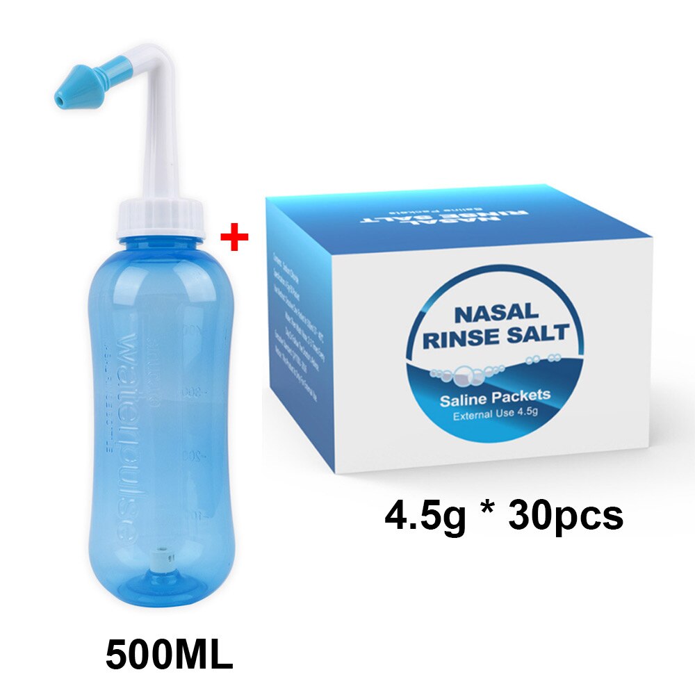 Nasal Irrigator Nasal Rinse Bottle Nasal Wash Salt... – Vicedeal