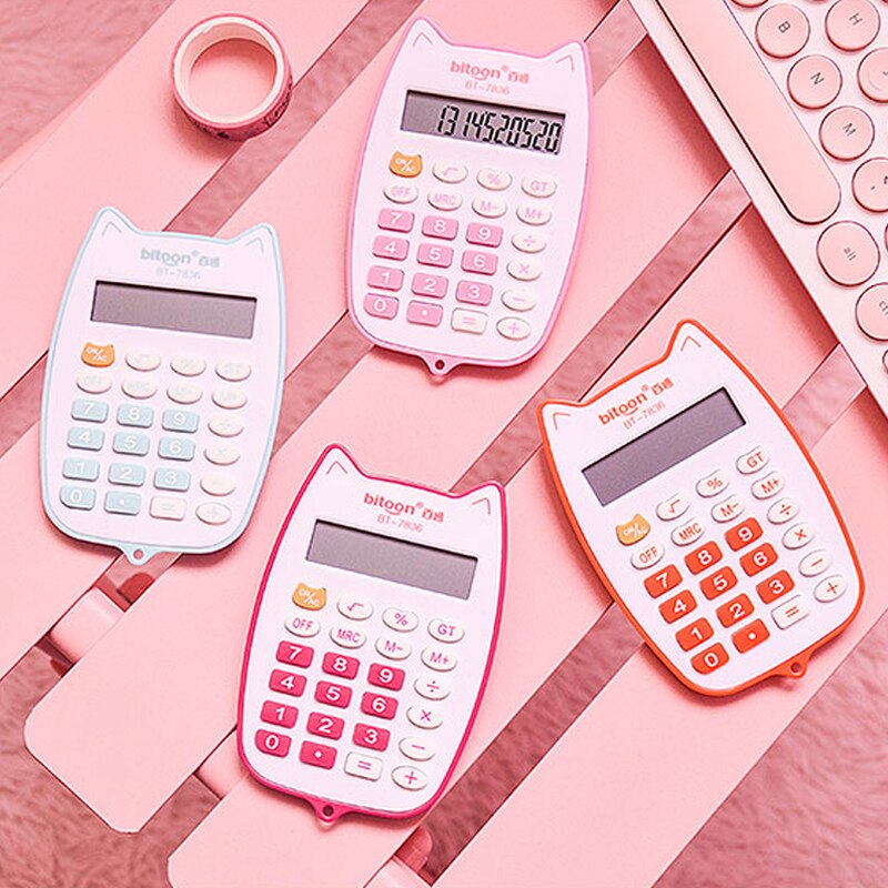 1Pcs Small Fresh Portable Calculator Cute Mini Stu... – Grandado
