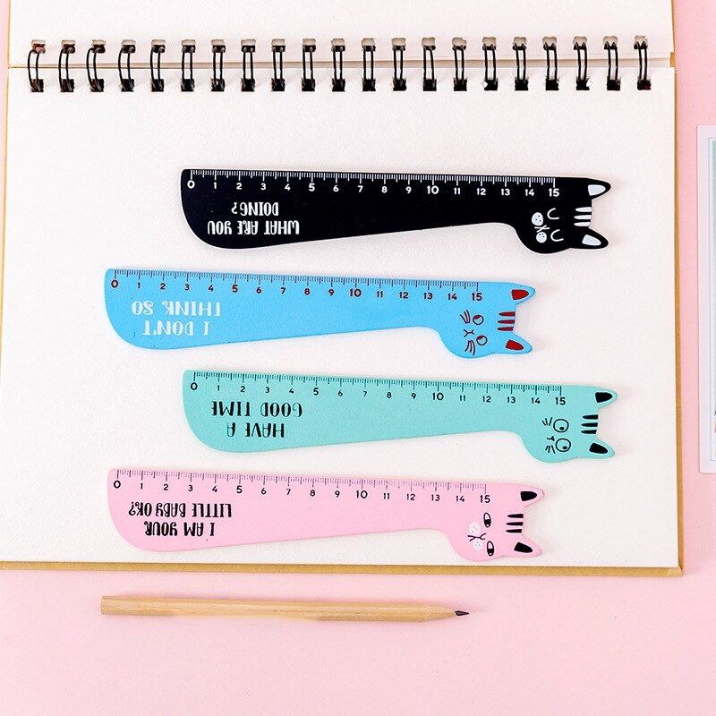 Cat Ruler Kawaii Accessories Cute Ruler Novelty St... – Vicedeal