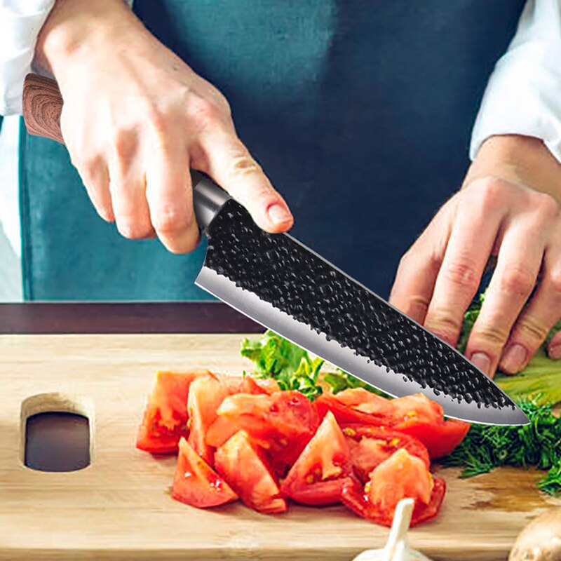 Upscale Kitchen Knives Set Stainless Steel Sharp T... – Grandado