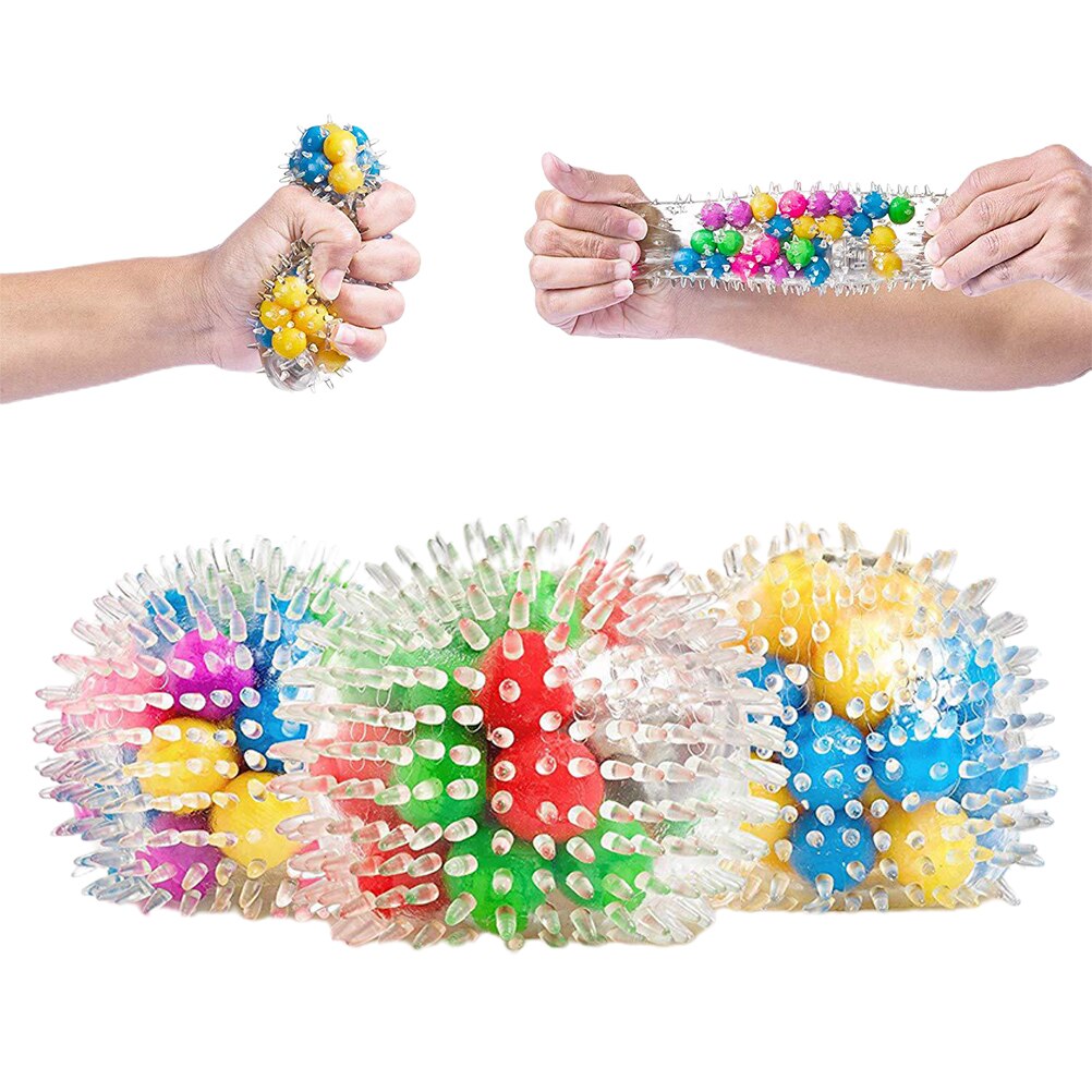 3 Pcs Pressure Release Burr Ball Toy Squeeze Ball ... – Grandado