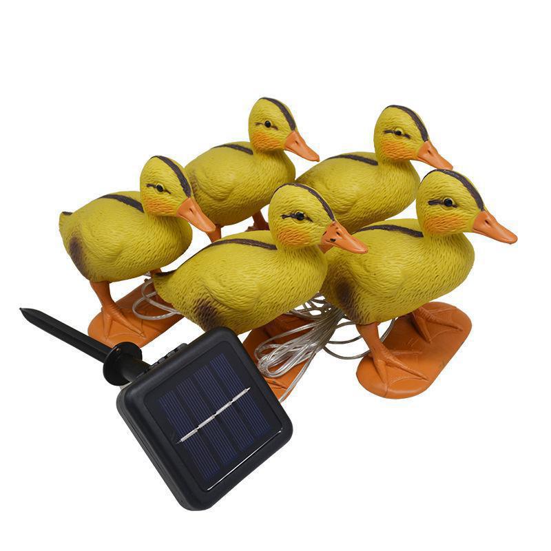 5 in 1 Duck Shape LED Light Solar Powered Outdoor ... – Grandado