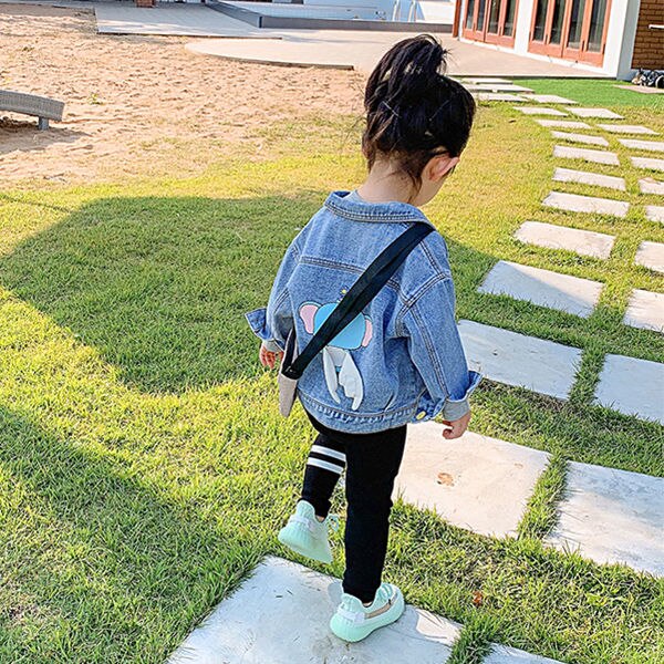 INS baby girls denim coat 1-9 years old children's... – Grandado