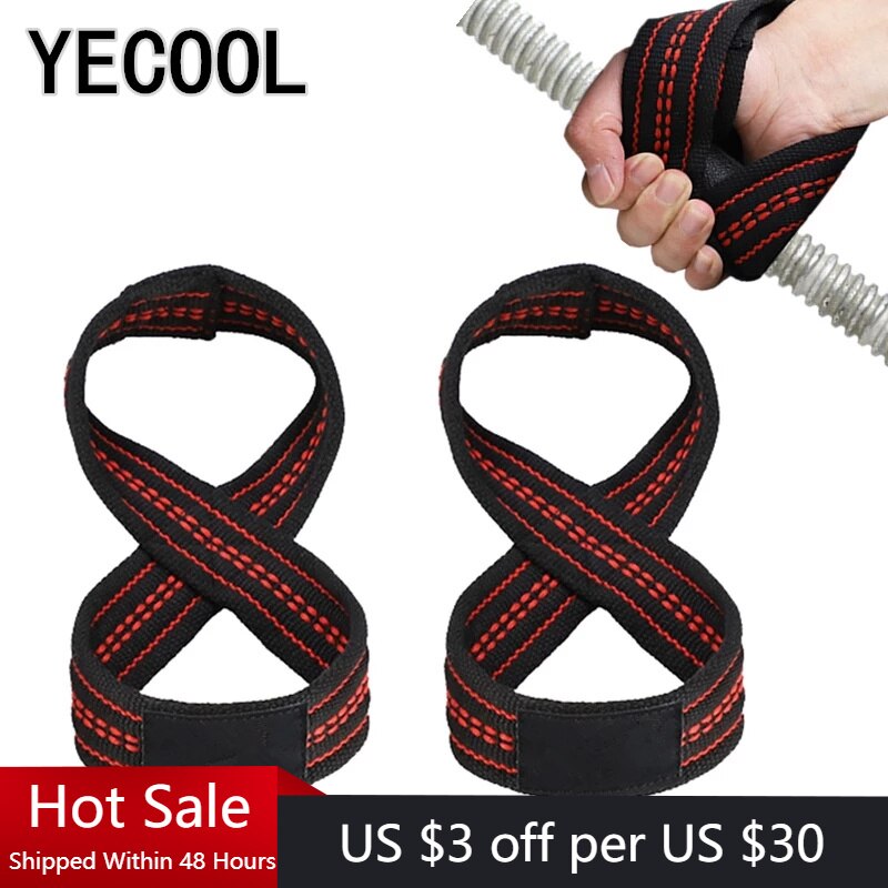 Classic Figure 8 Weight Lifting Straps Power lifti... – Vicedeal
