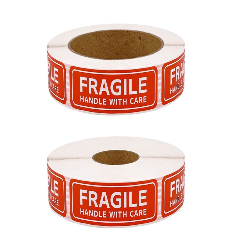 150/500 Pcs "FRAGILE" Warning Labels Stickers Plea... – Vicedeal