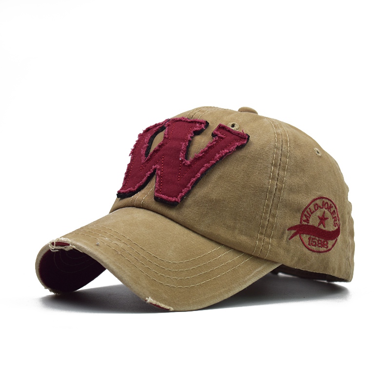 LADUNDI Katoen Borduren Letter W Baseball Cap Snap... – Vicedeal