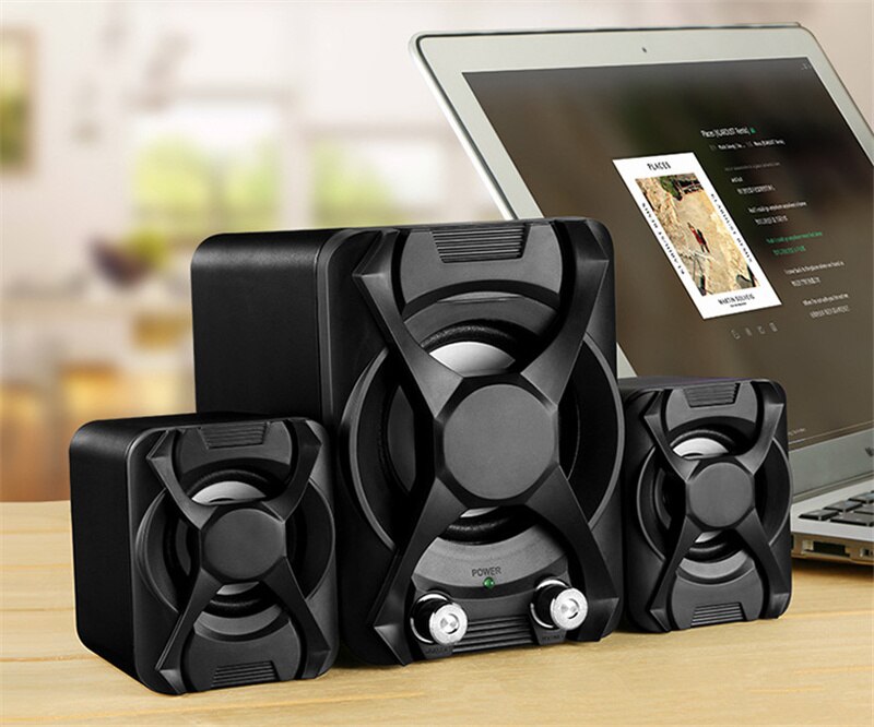 Surround Computer Speakers met Diepe Bass USB Bedr... – Grandado