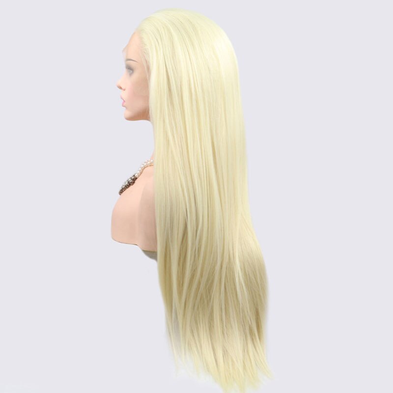 Bombshell Honing Blond Rechte Synthetisch Haar Lac... – Grandado