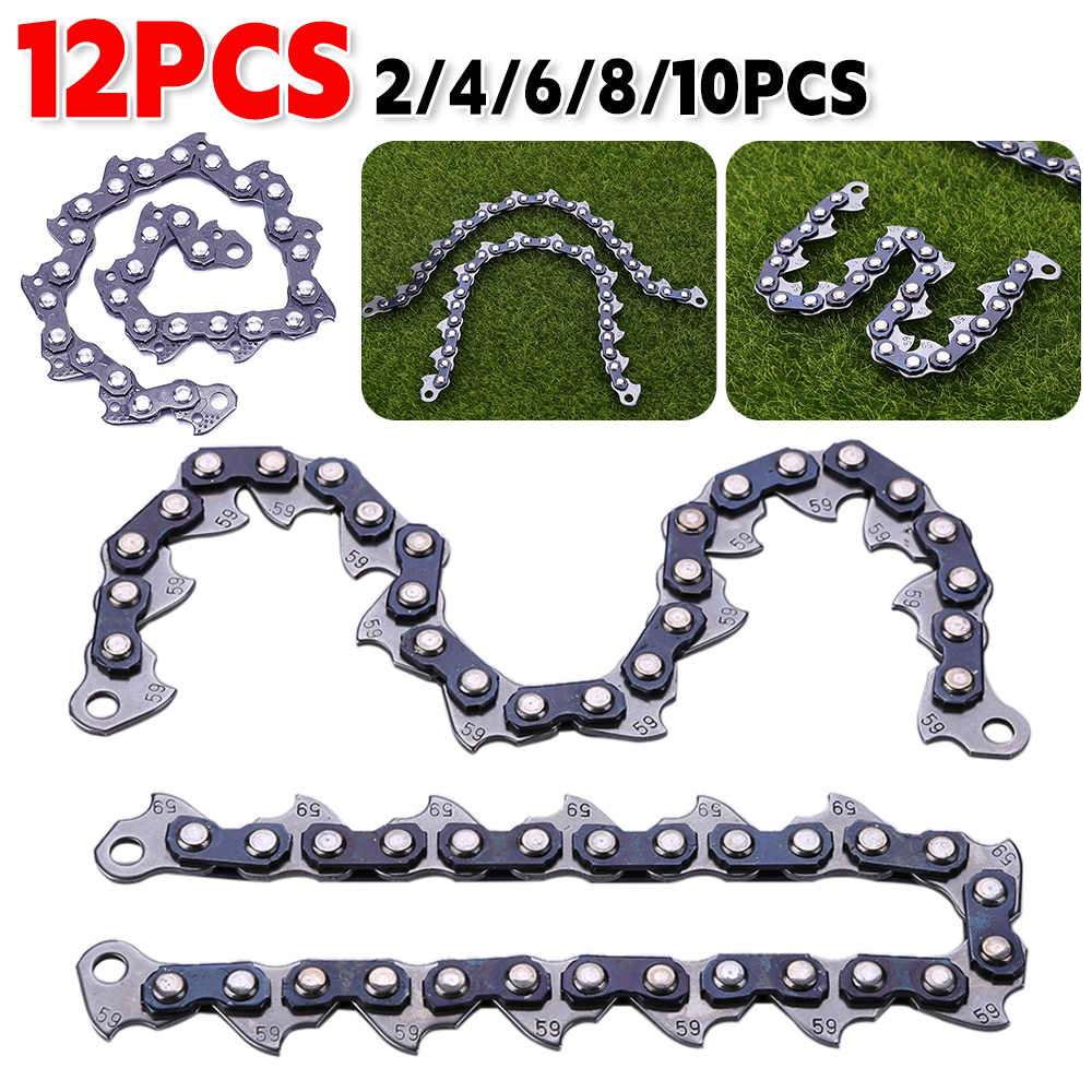 2-12pcs Chain Type Grass Cutter Chain Blade Lawn M... – Grandado