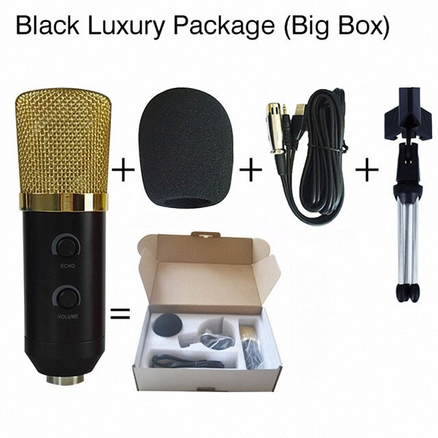 Mk F100TL Usb Condensator Geluid Opname Microfoon ... – Grandado