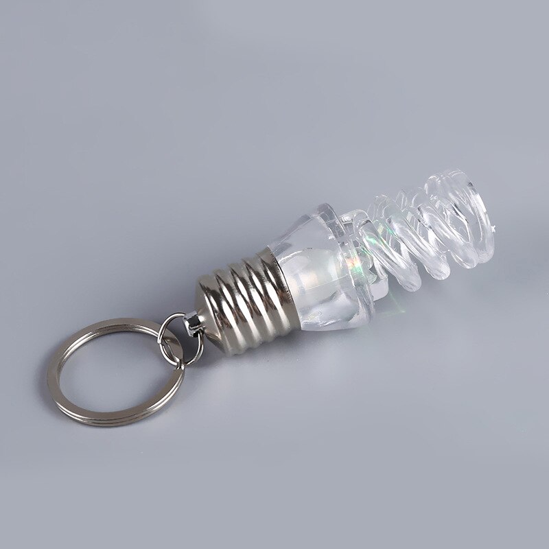 Quadruple Mini LED Light Bulb Keychain Candy Color... – Grandado