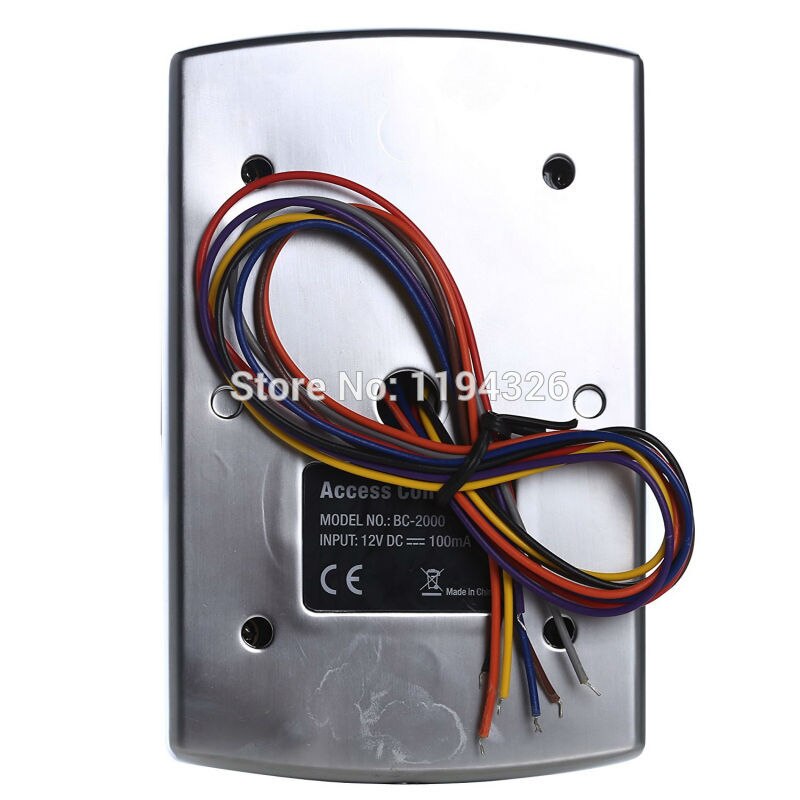 Metalen Standalone Toegangscontrole BC-2000 Met Wa... – Vicedeal