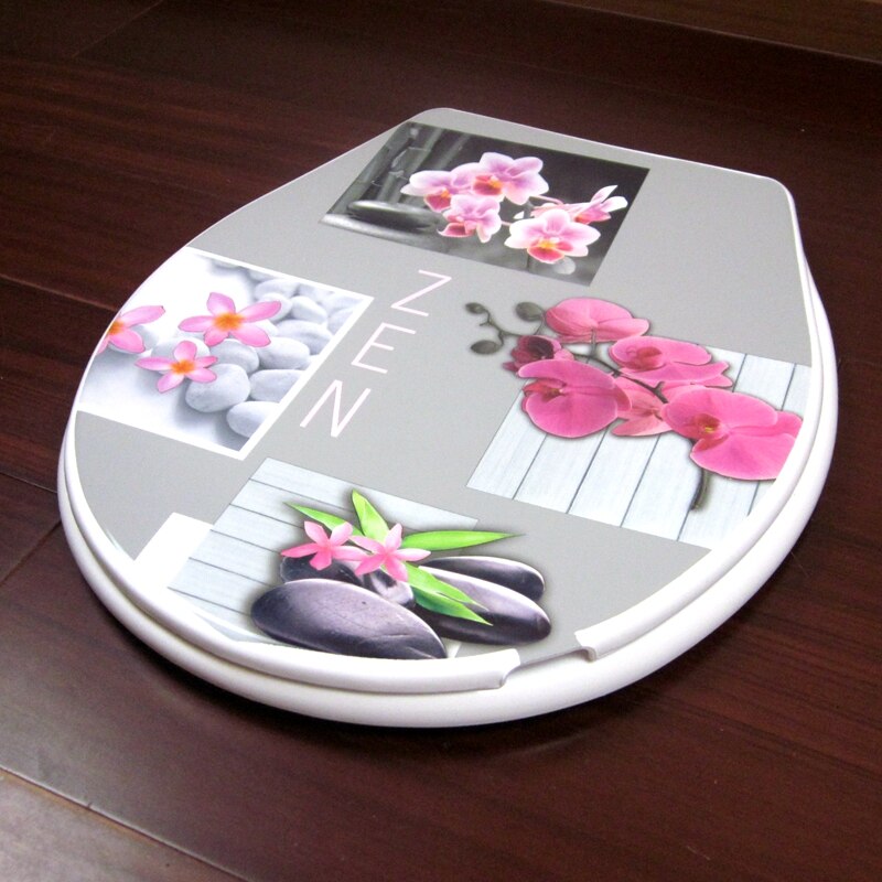 Toilet seat cover Stone group people pattern set P... – Grandado