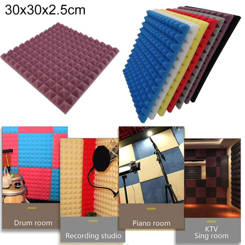 1pcs Acoustic Foam Panel Sound Stop Absorption Spo... – Grandado