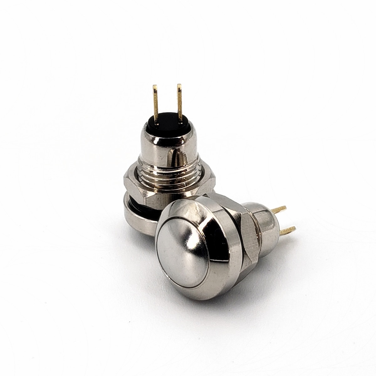 Interrupteur en métal momentané étanche 8mm, 2 bro... – Grandado