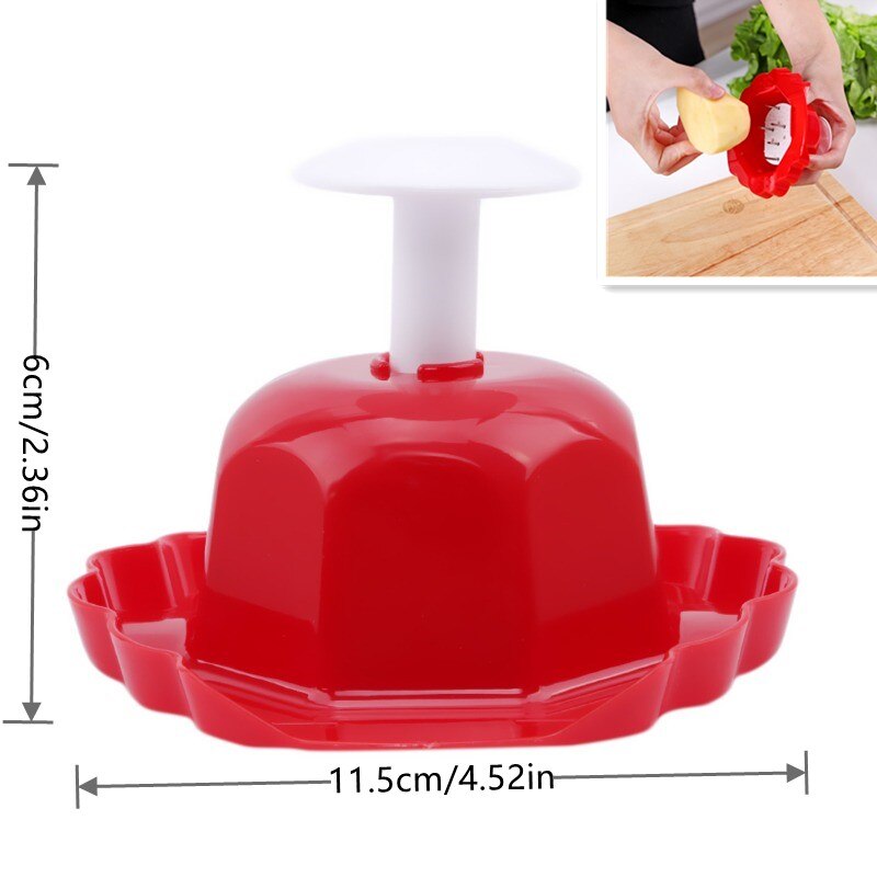 Wooden Potato Grid Slicer Vegetable Grater Corruga... – Grandado