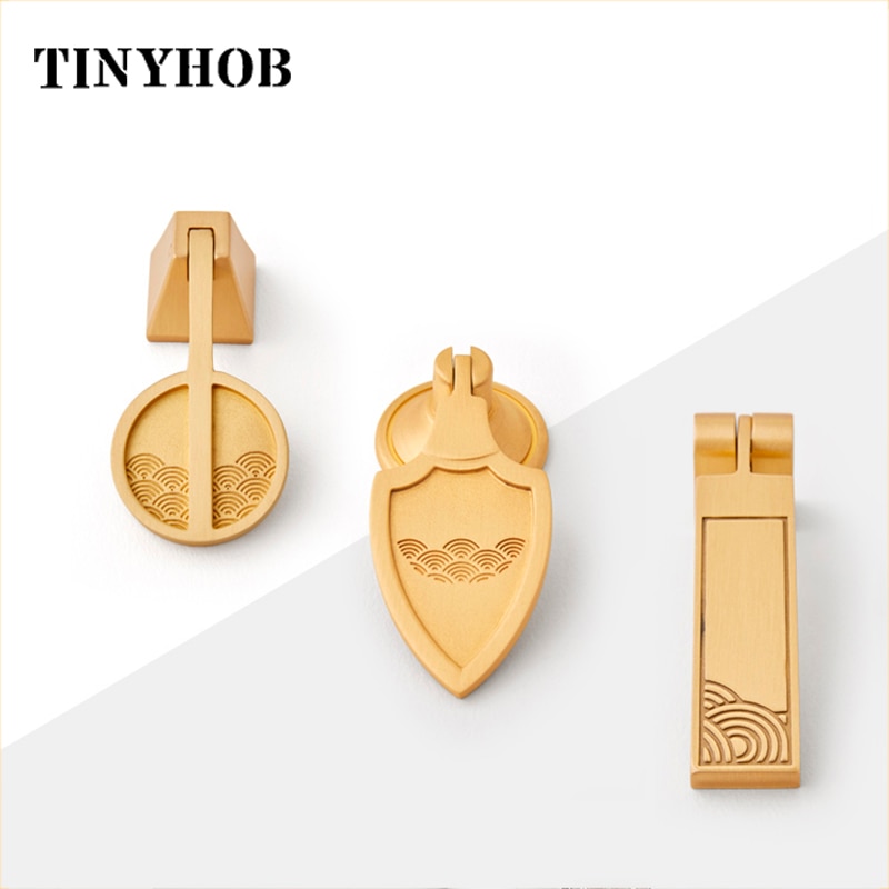 Various Styles Solid Brass Cabinet Knobs And Handl Grandado 9838
