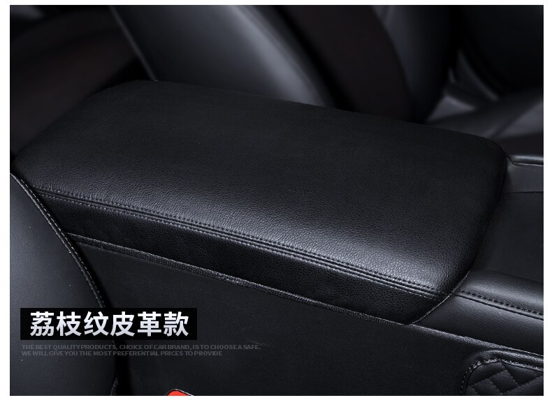 Super fiber Leather Car Armrest Cover Pad Console ... – Grandado