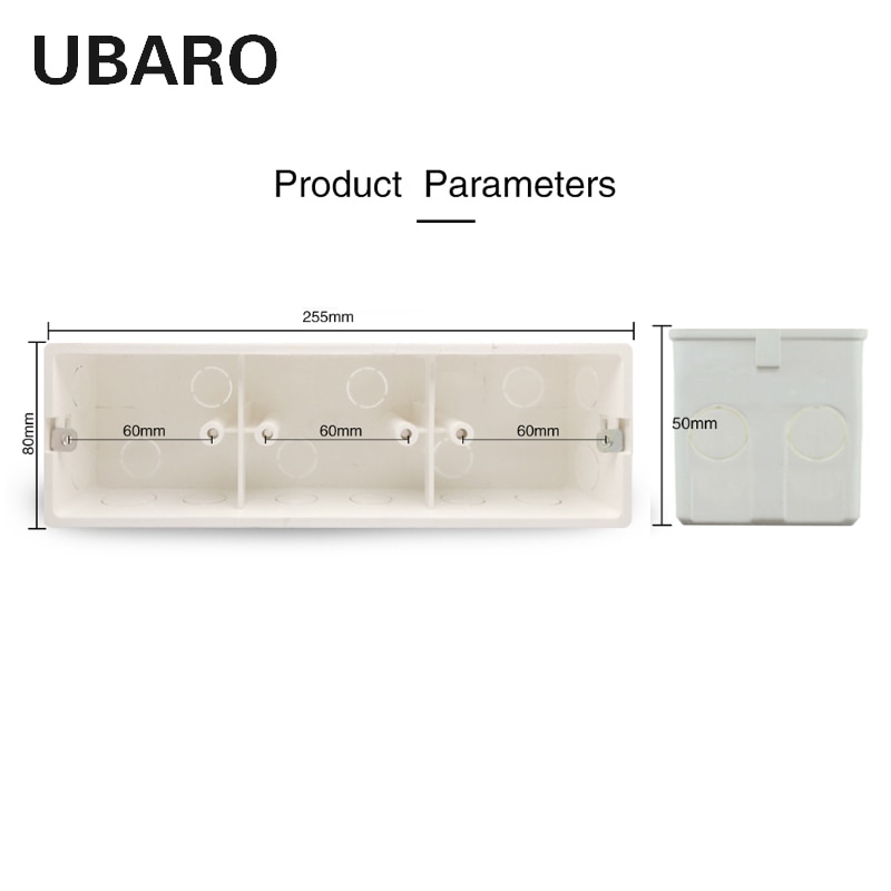 258*86mm 5cm Depth Socket Case Concealed Bottom Ca... – Vicedeal