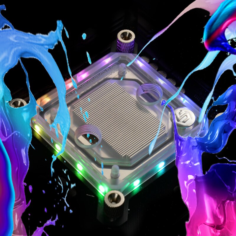 Syscooling CPU water block RGB Acrylic Water Cooli... – Grandado