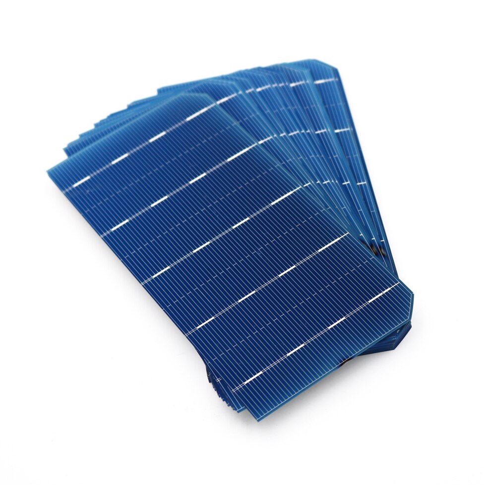 40 50 100PCS 4.46A 2.48W 0.5V 156x78MM Mono Solar ... – Grandado