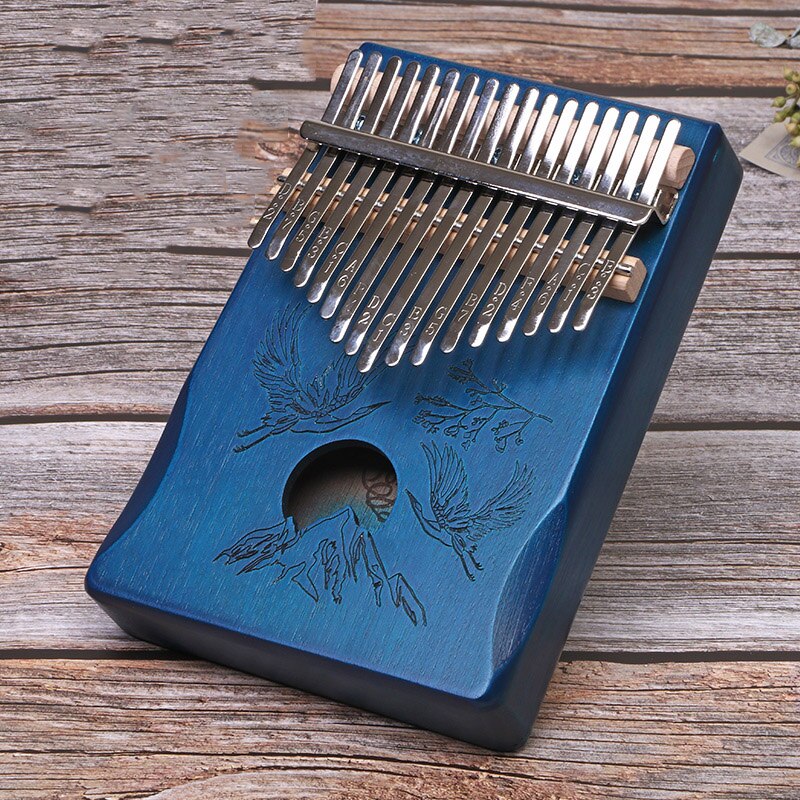 17 Keys Kalimba Thumb Piano Handguard Wood Mahogan... – Vicedeal