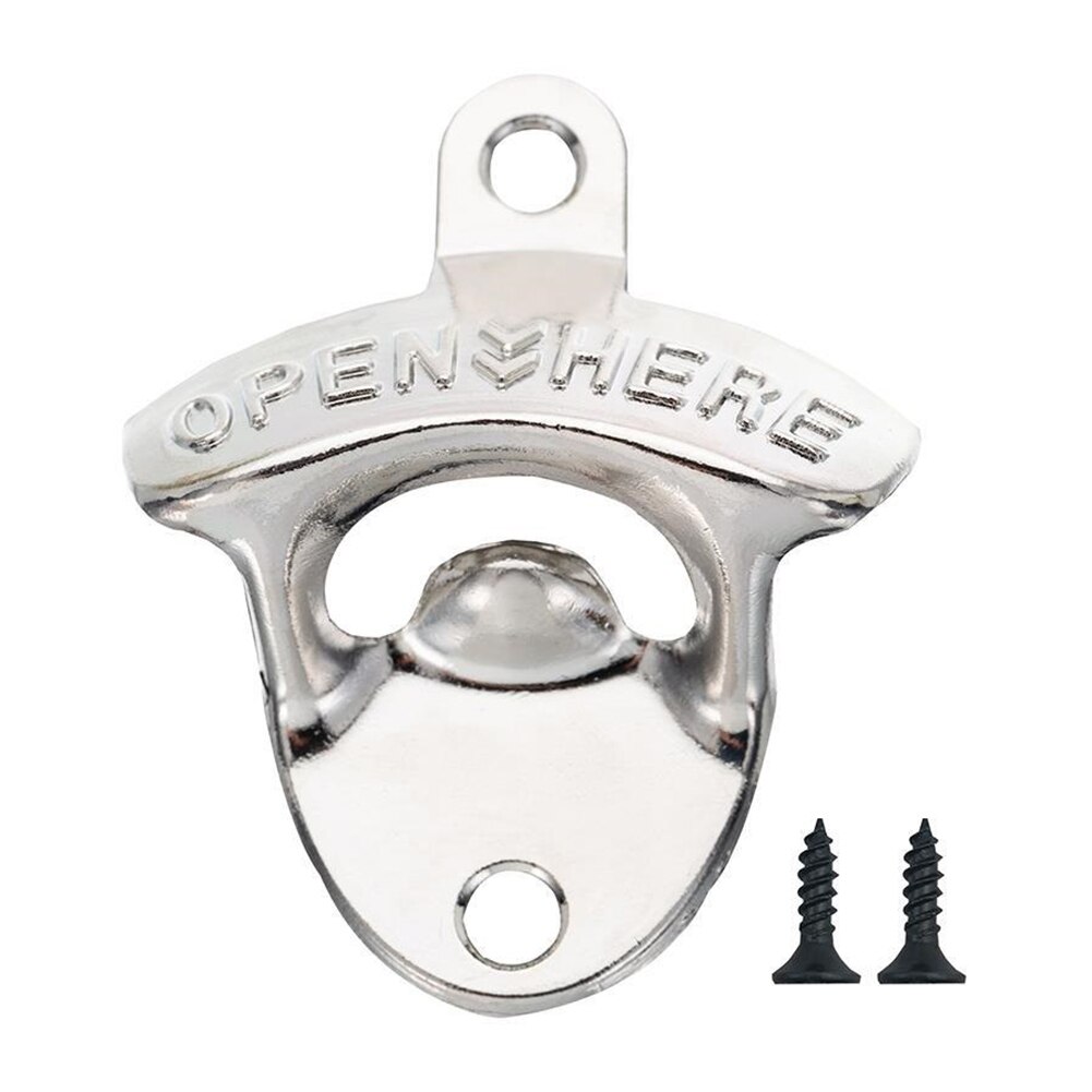 Wall Corkscrew Antique Beer Bottle Opener Zinc All... – Grandado