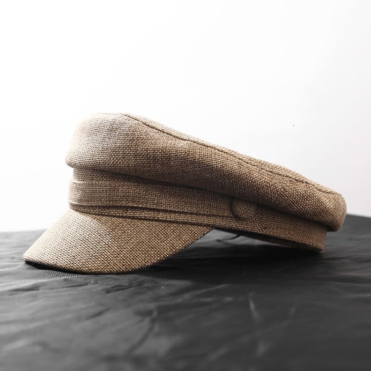 Cotton Tongue Beret Pure Color Octagon Hat Retro N... – Grandado