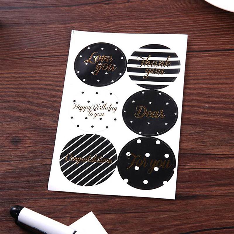 120 pcs/20 Sheets Sealing Stickers Thank You DIY R... – Grandado
