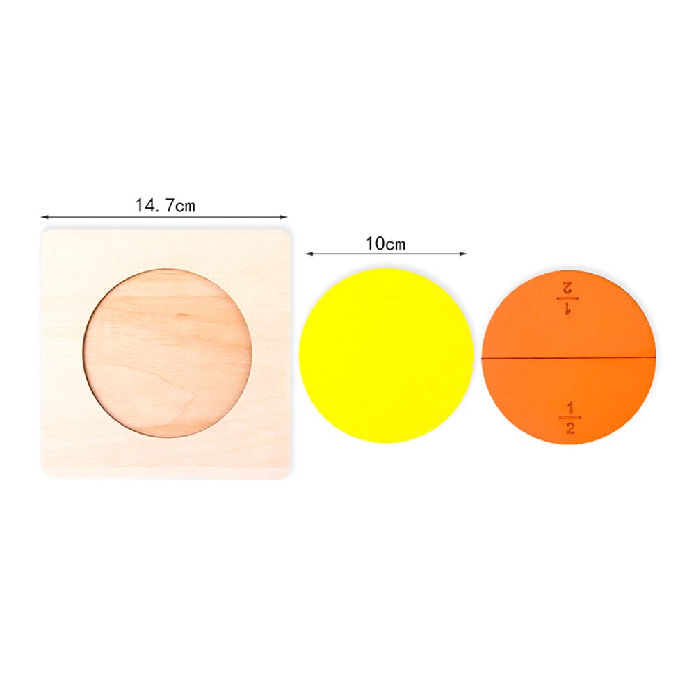 Circular Fractions Counting Wooden Children Early ... – Grandado
