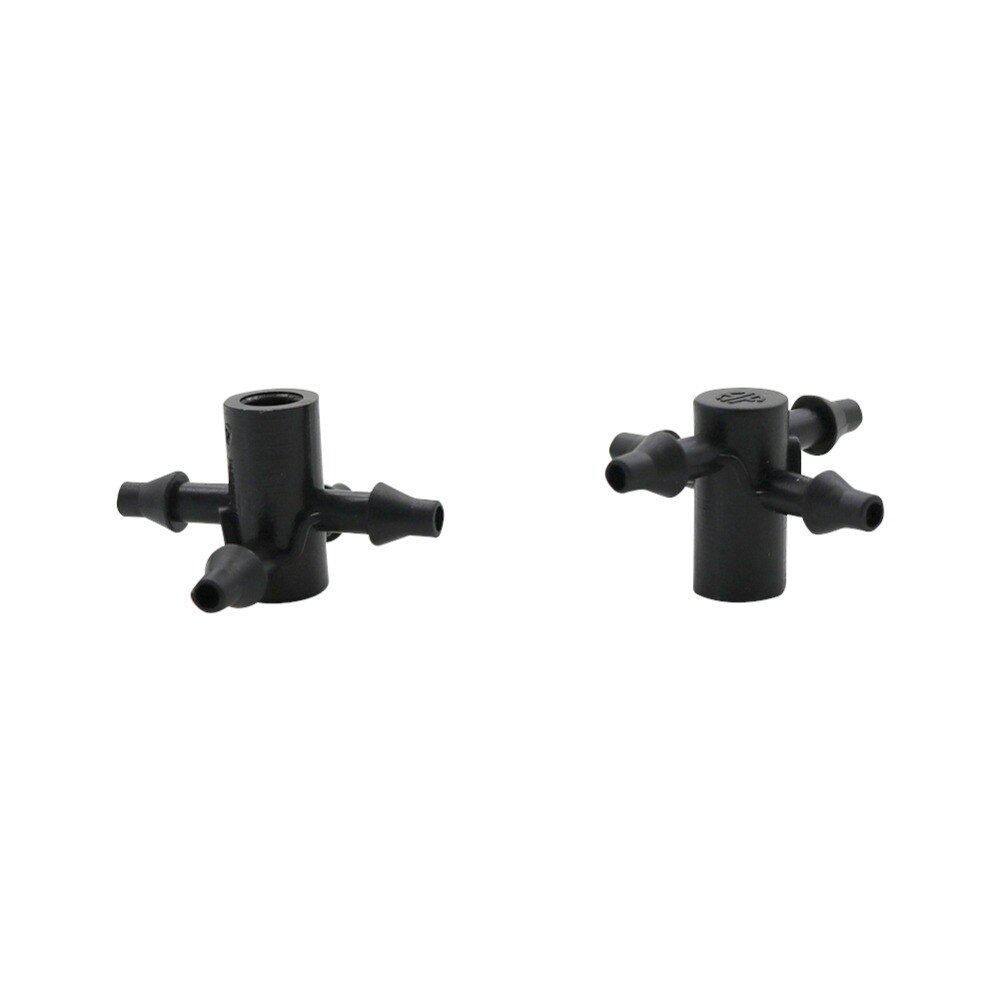 4mm to 4-way 3mm barb Connector arrow dripper adap... – Vicedeal