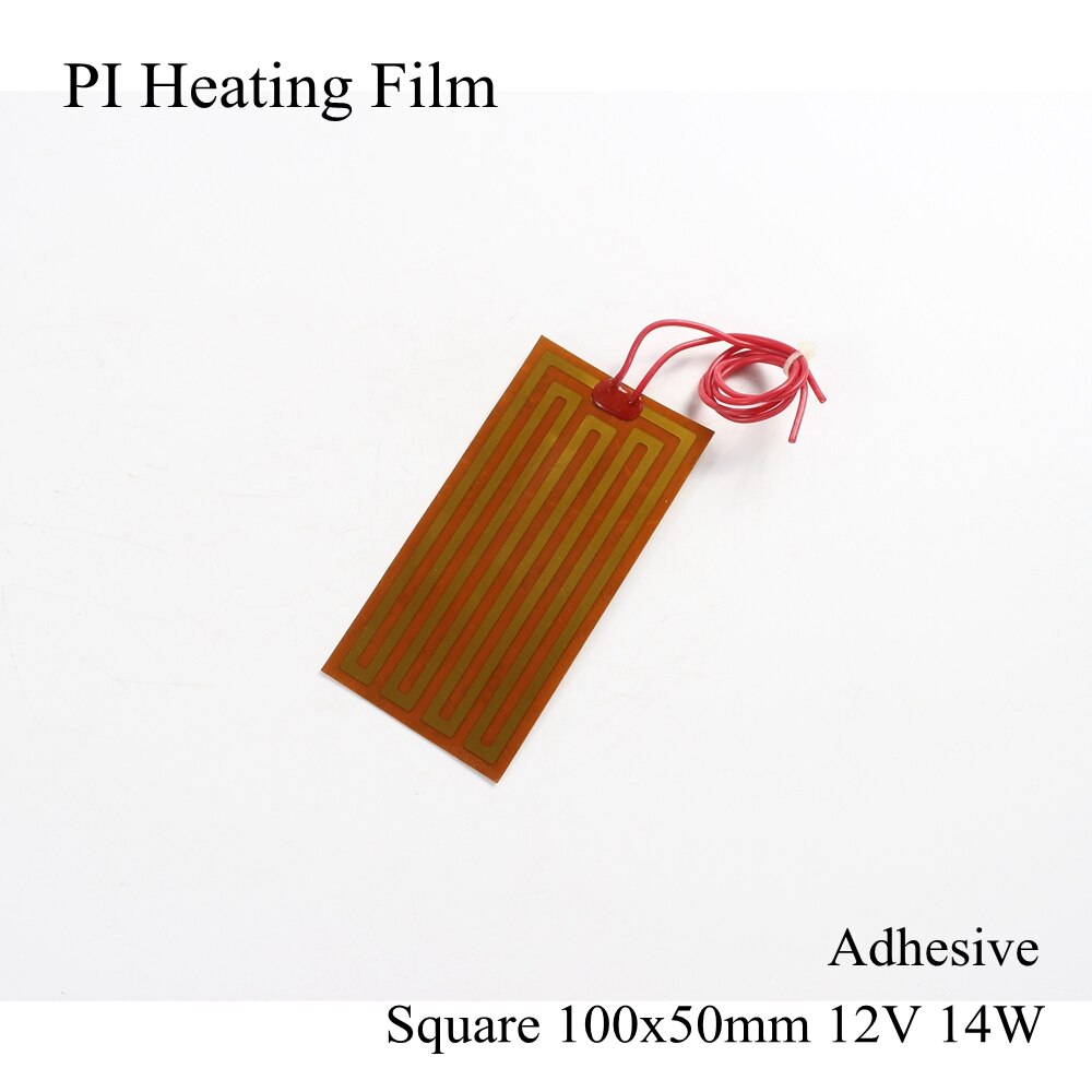 100mmx50mm 12V 14W Polyimide Heater PI Heating Fil... – Grandado