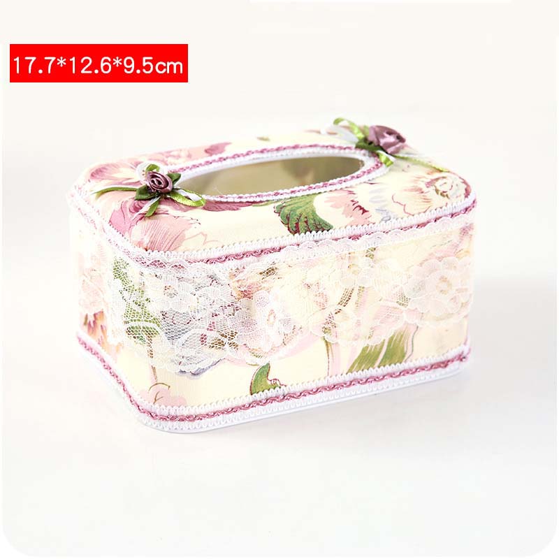 European Rural Style Tissue Box Lace Fabric Paper ... – Grandado