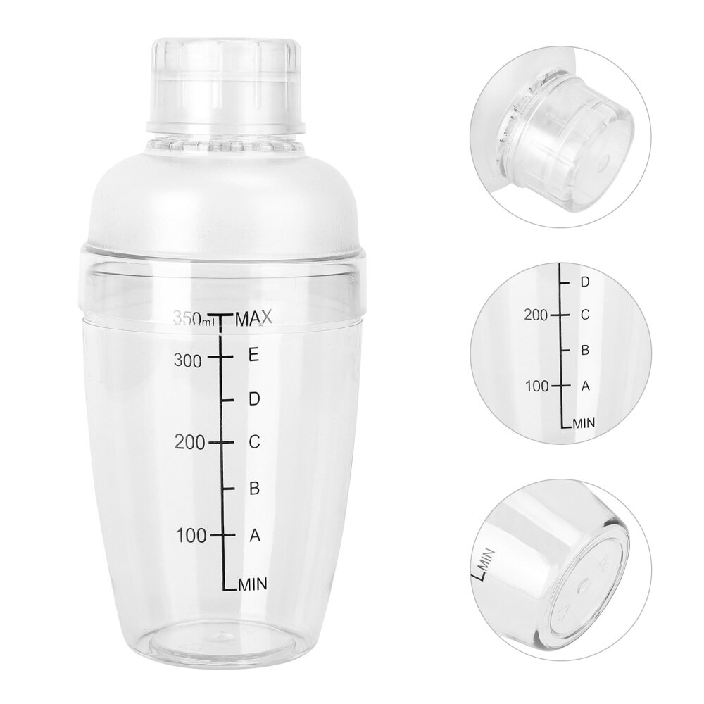 350Ml Pc Hars Transparant Hand Shaker Anti-Val Men... – Grandado