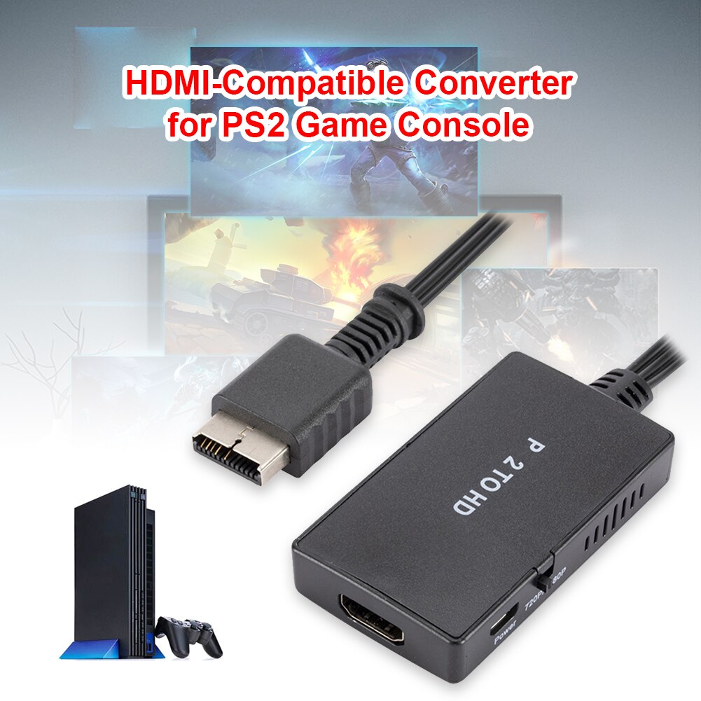 PS2 Naar Hdmi-Compatibel Converter Adapter Hd Link... – Vicedeal