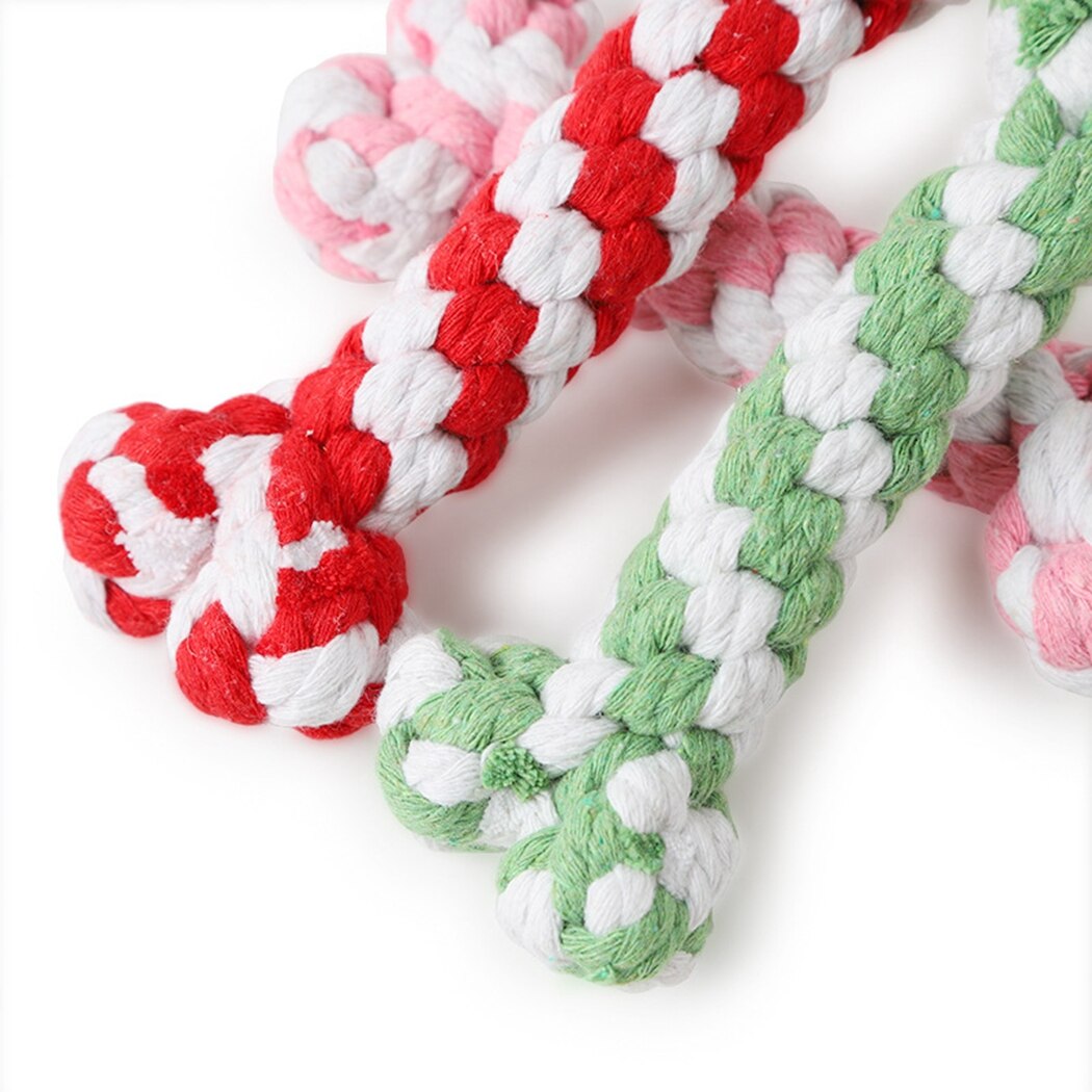 1pc Dog Rope Toy Knot Puppy Chew Teething Toys Tee... – Vicedeal