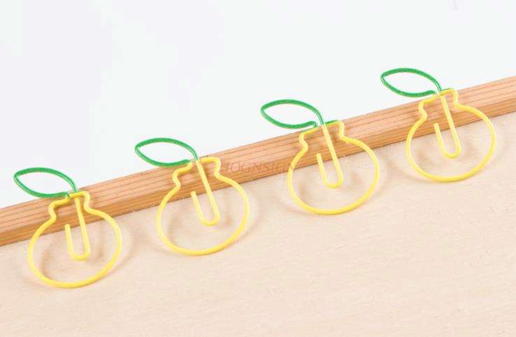 20pcs Two-color lemon paper clip cartoon paper cli... – Grandado