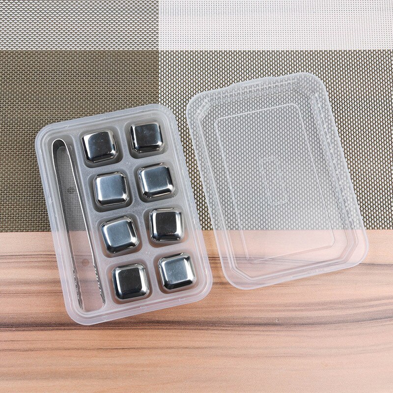 Soffe Stainless Steel Square Ice Block 2.5*2.5cm R... – Vicedeal