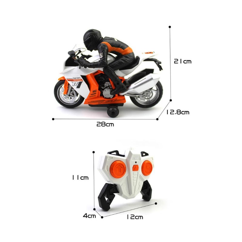 motor bike toys remote control car motorcycle with... – Grandado