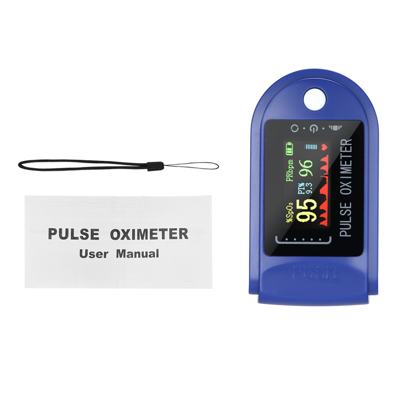 Fingertip Pulse Oximeter TFT Display Finger Clip O... – Vicedeal