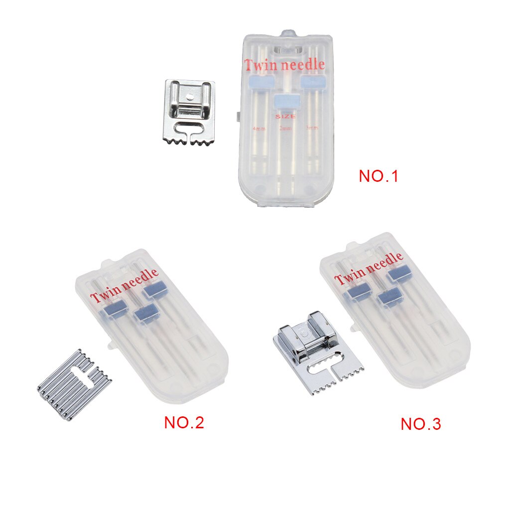 3pcs Twin Stretch Machine Needle with Pintuck Pres... – Vicedeal