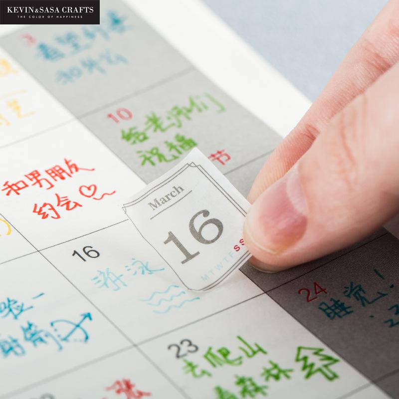 12sheets/set 365 Day Plan Sticker Set Year Planer ... – Grandado