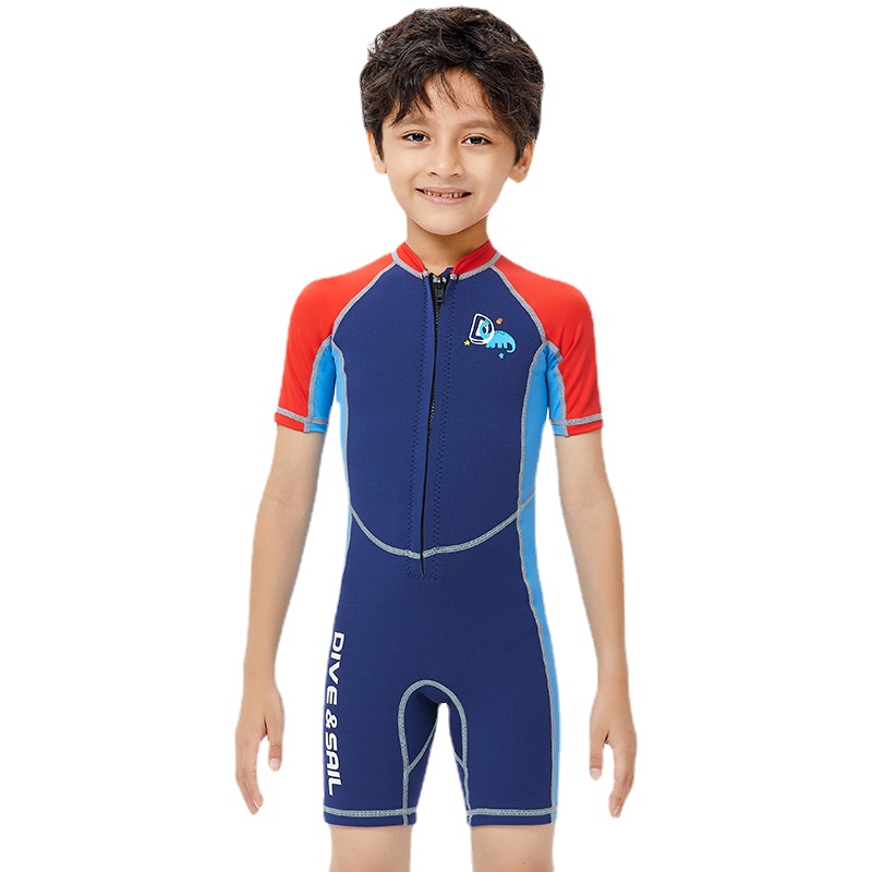 Boy's Wetsuit 2mm Neoprene Winter Swimsuit Sur... – Vicedeal