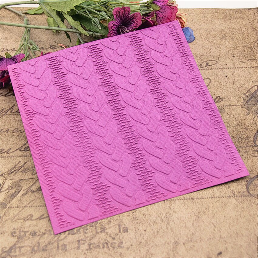 15x15cm rope Embossing folders Plastic bump Scrapb... – Vicedeal