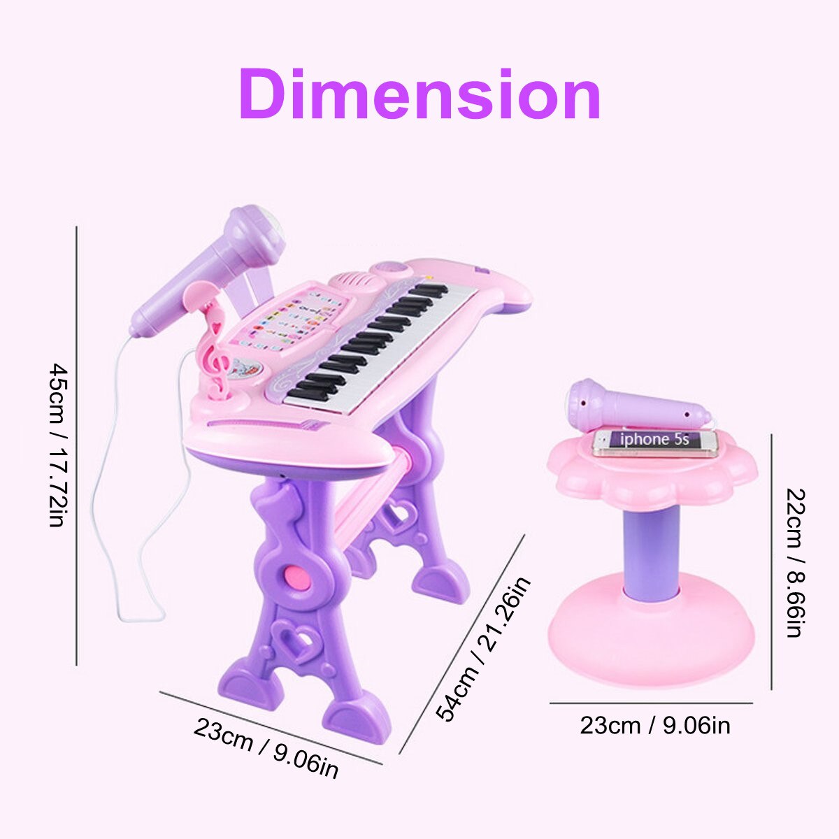Children's Electronic Keyboard Piano Organ Toy Set... – Grandado