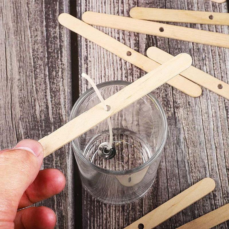 50 Stuks Houten Wax Core Houder Soja Wax Voor Kaar... – Vicedeal