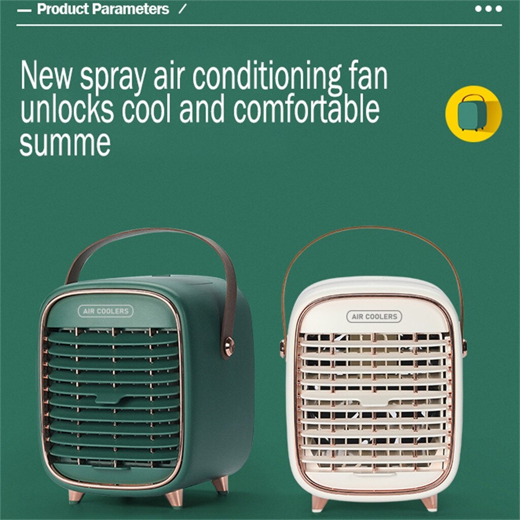 Mini climatiseur portable, ventilateur, humidifica... – Grandado