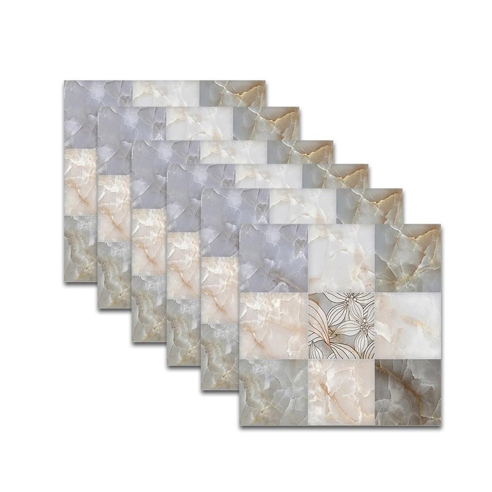 Modern Thick Self Adhesive Floor Stickers Marble B... – Grandado